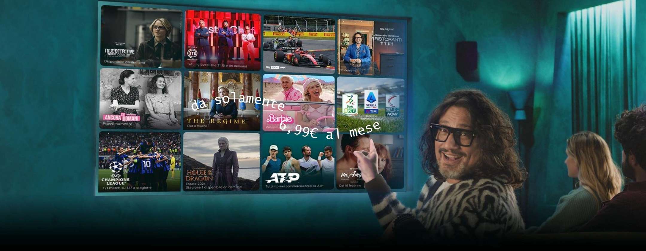 NOW è serie TV, show, film e sport OGGI da soli 6,99€ al mese