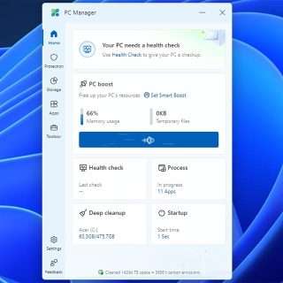 PC Manager su Microsoft Store: cos'è e come funziona