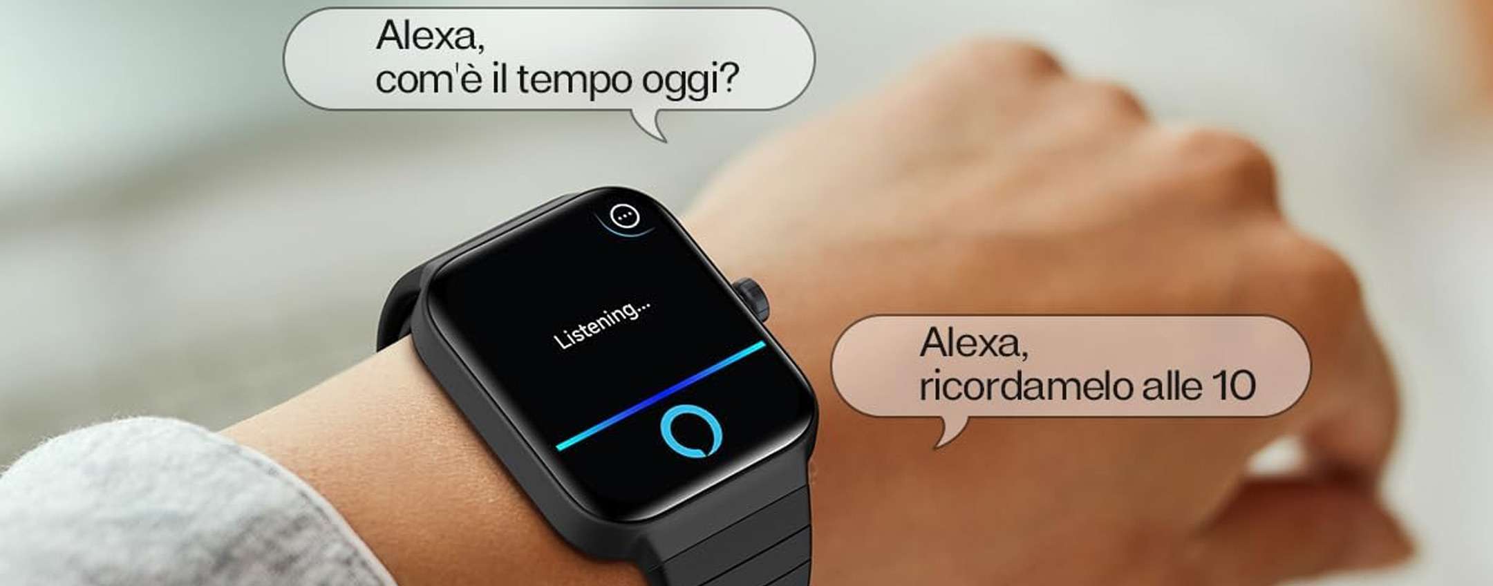 Smartwatch con Alexa e monitoraggio salute: SOLO 19€