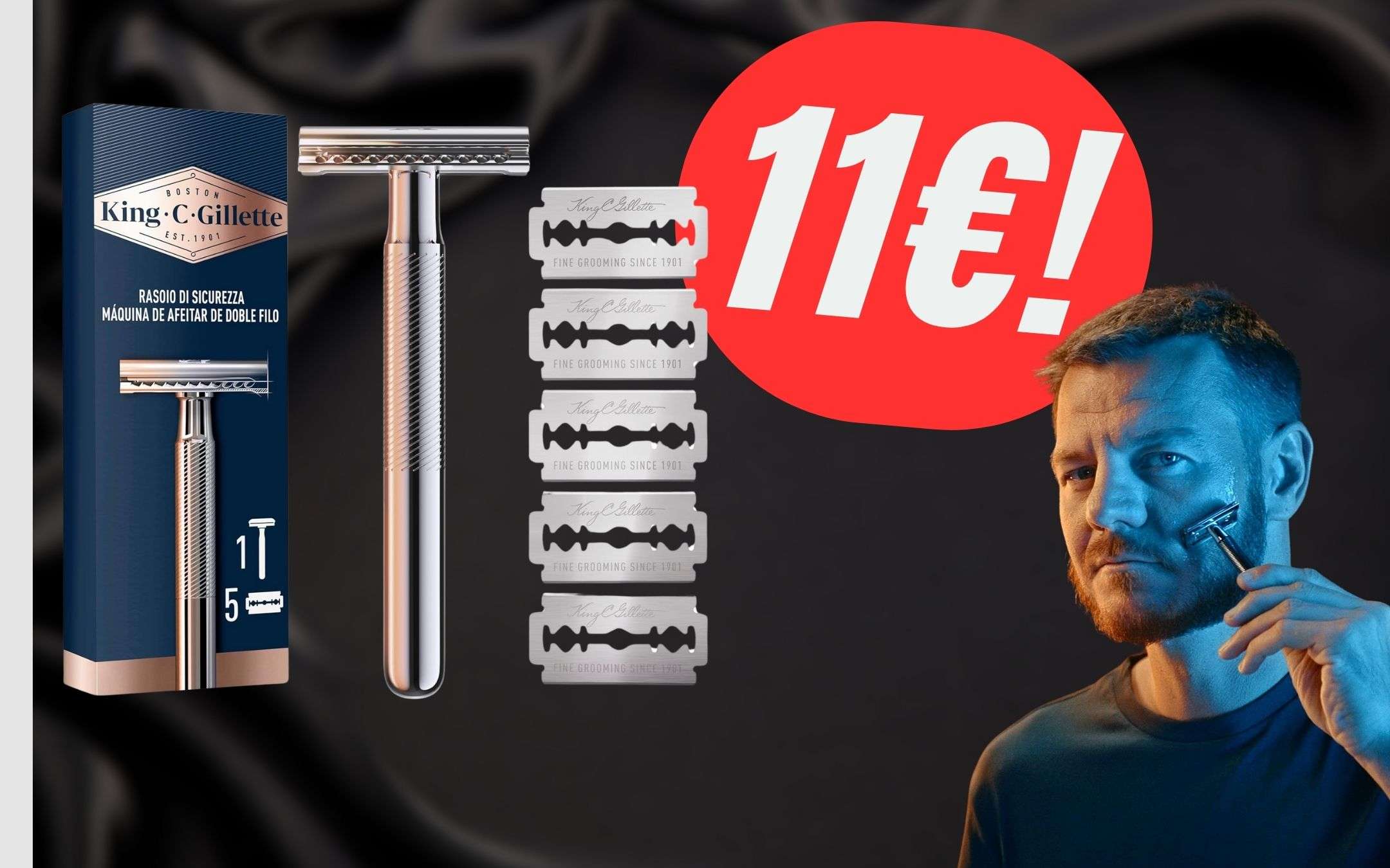 Il Miglior Rasoio di Sicurezza per iniziare è Gillette e costa solo 11€!