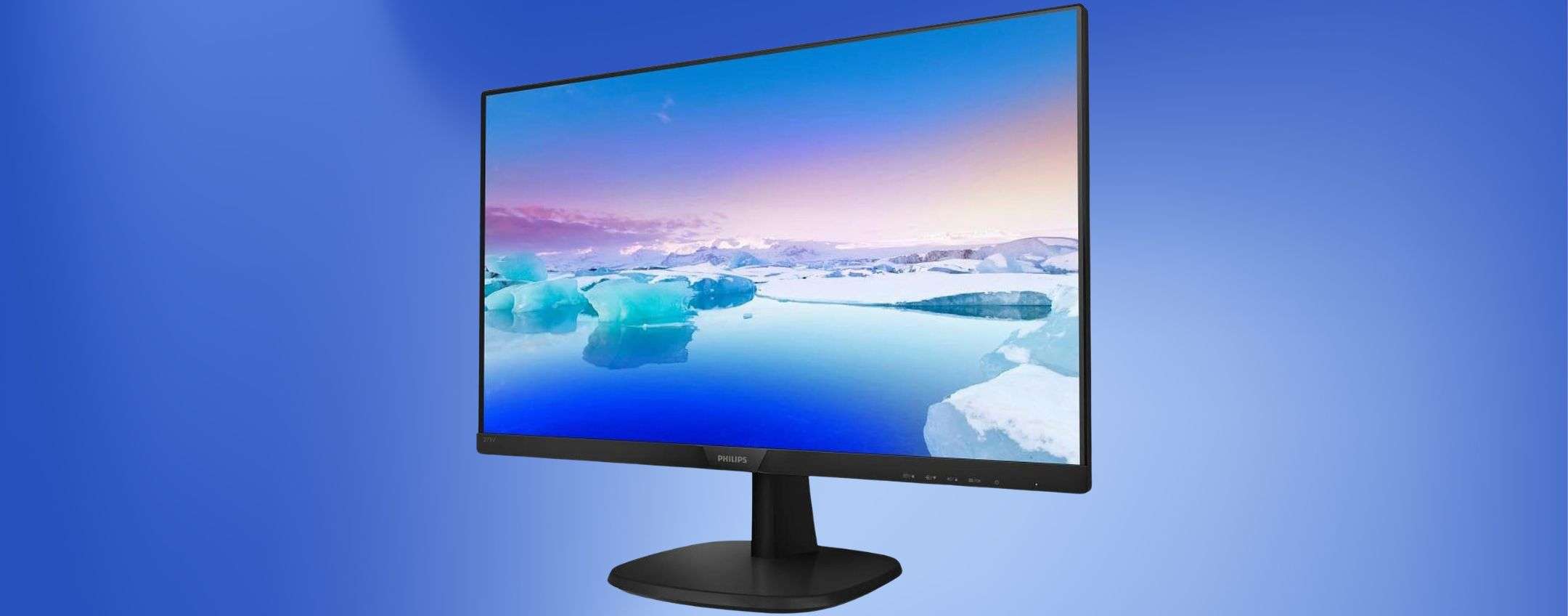 Il prezzo di questo monitor Philips da 27" Full HD è CROLLATO su Amazon