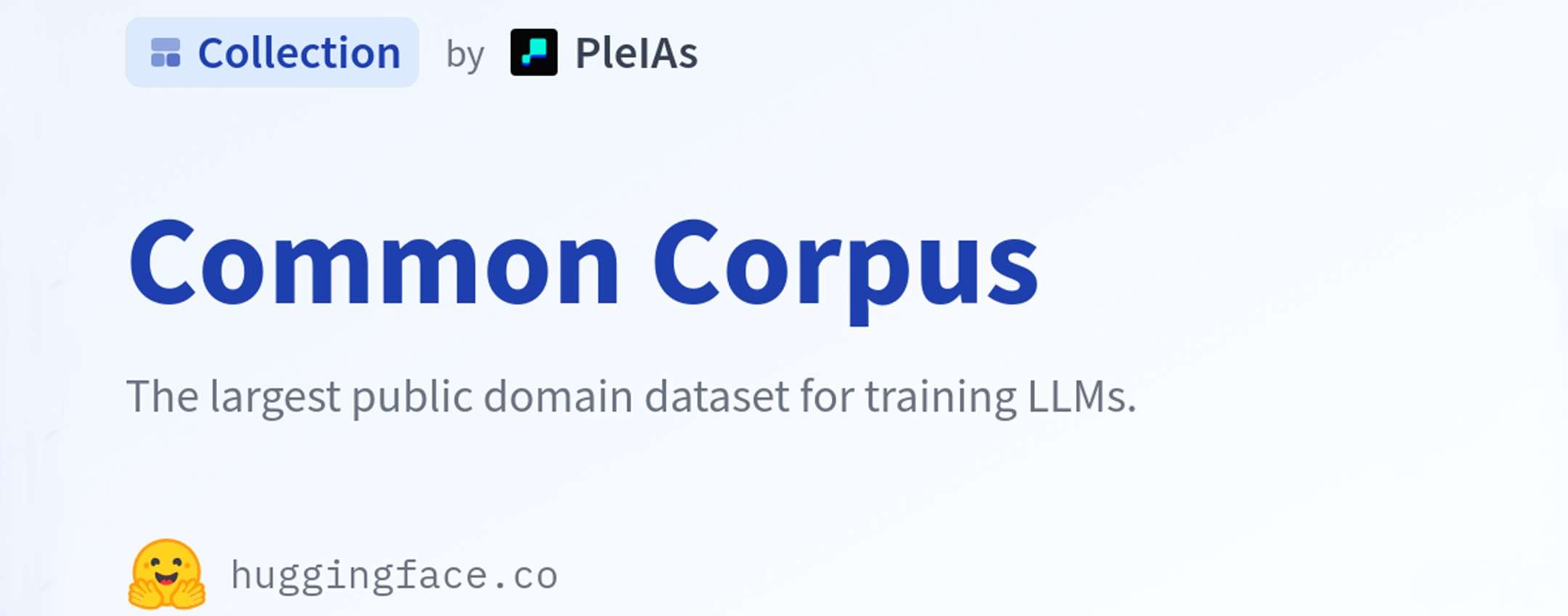 Common Corpus, il corpus senza copyright per addestrare gli LLM