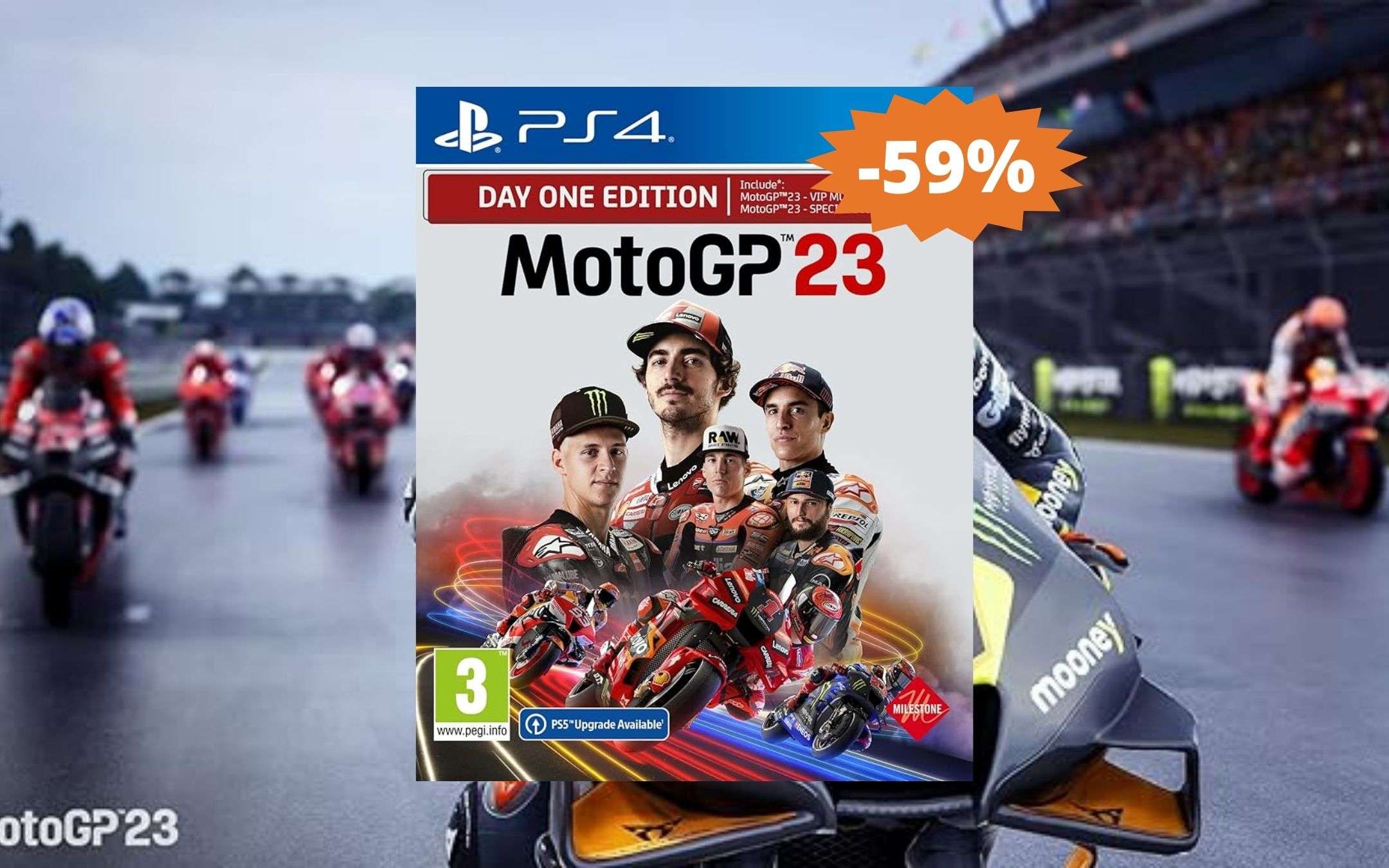 MotoGP 23 per PS4: sconto FOLLE del 59% su Amazon