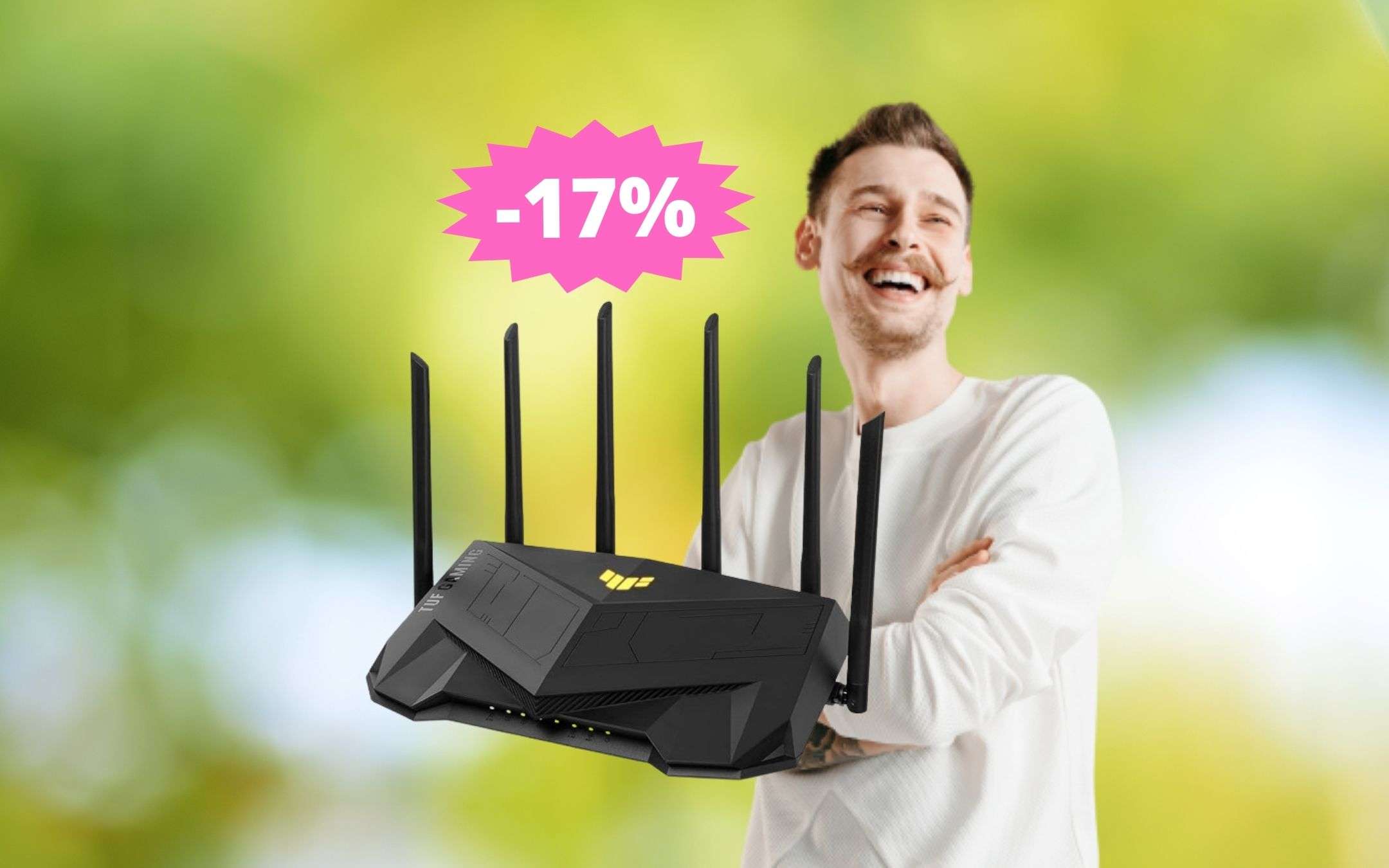 Modem ASUS TUF-AX6000: la potenza nelle tue mani (-17%)