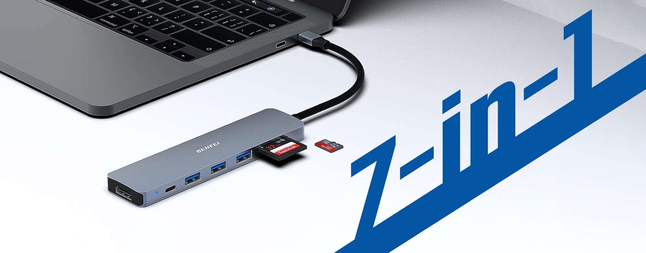 Adattatore 7-in-1: hub USB definitivo a soli 13€