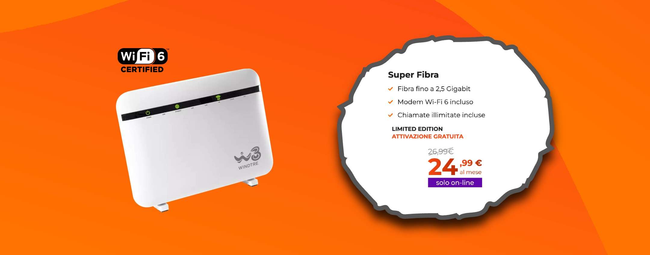 Super Fibra Limited Edition: PROMO a 24,99 euro