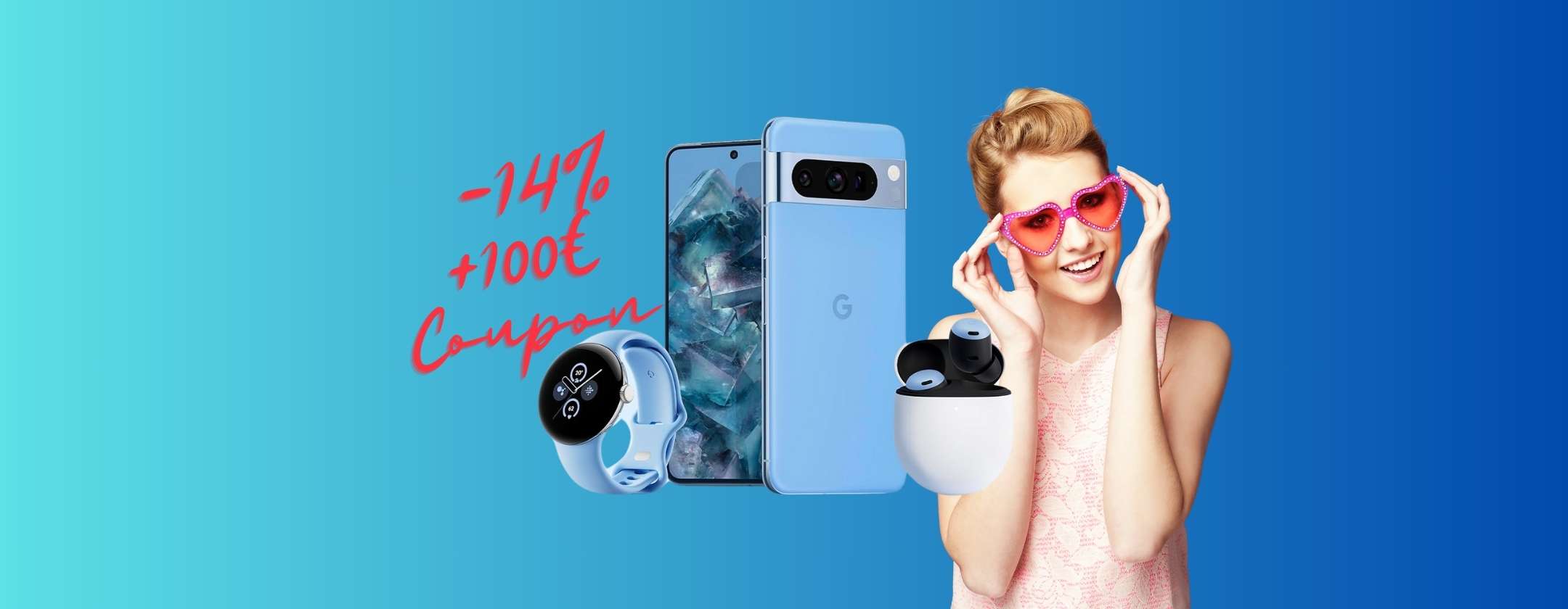 Pixel 8 Pro in DOPPIO SCONTO: -14% +100€ Coupon