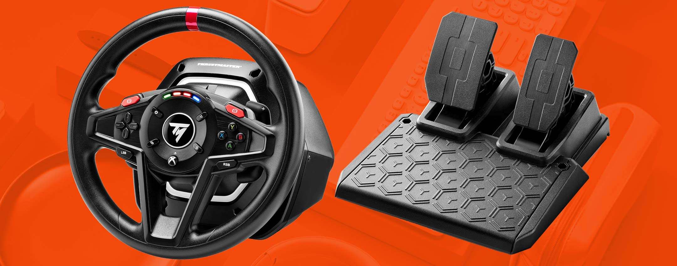Thrustmaster: volante e pedali da gaming in FORTE SCONTO