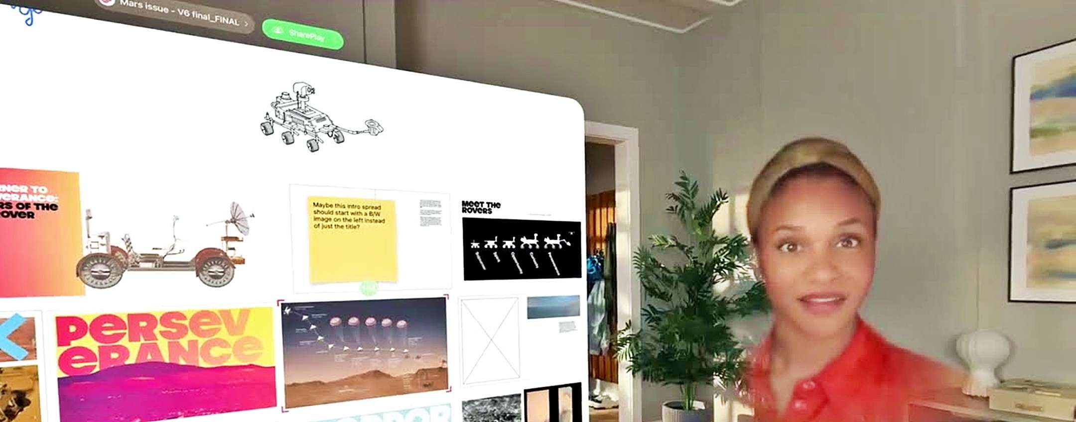 Vision Pro: avatar spaziali per vedere gli altri nello spazio virtuale