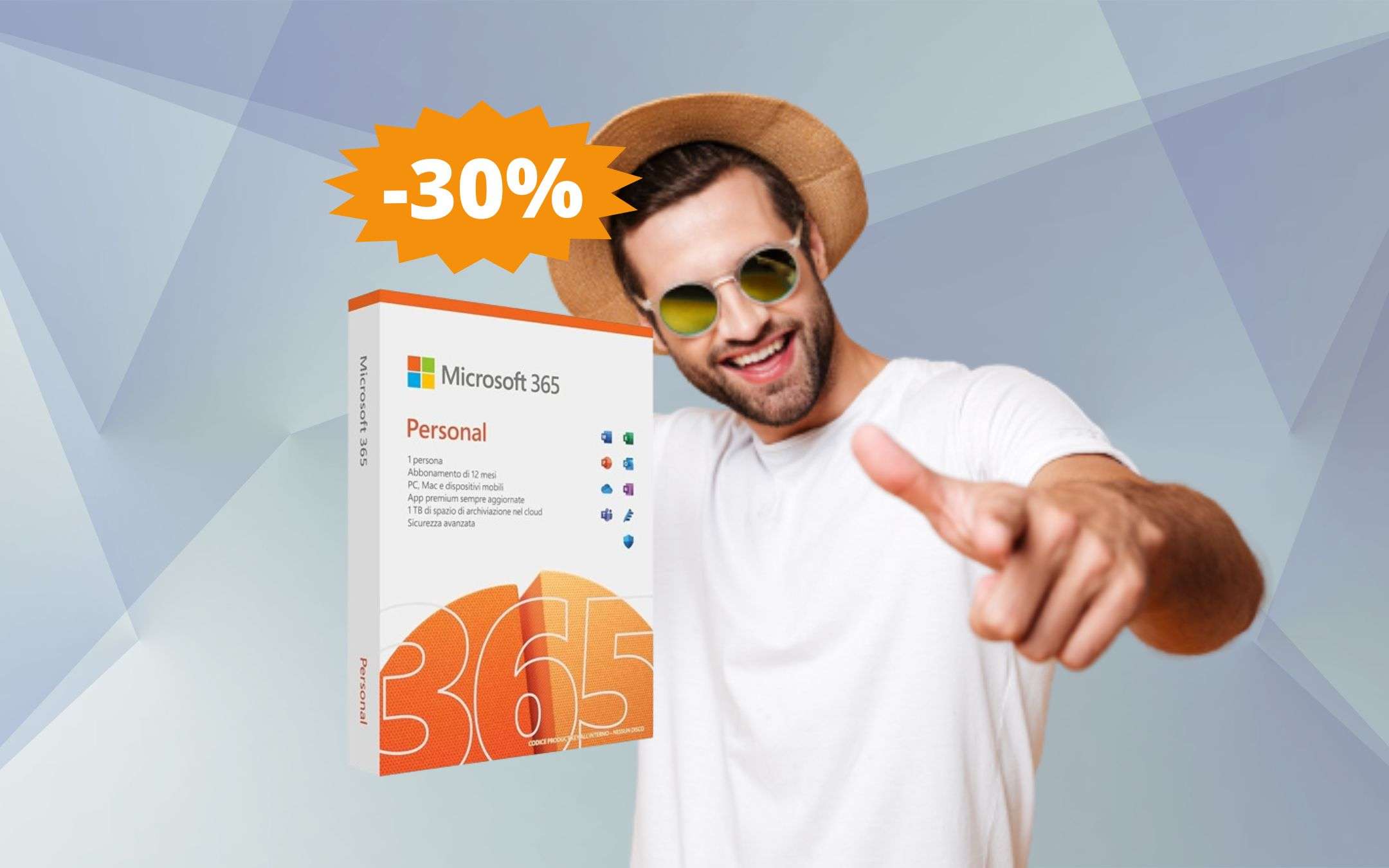 Microsoft 365 Personal: un AFFARE da non perdere (-30%)