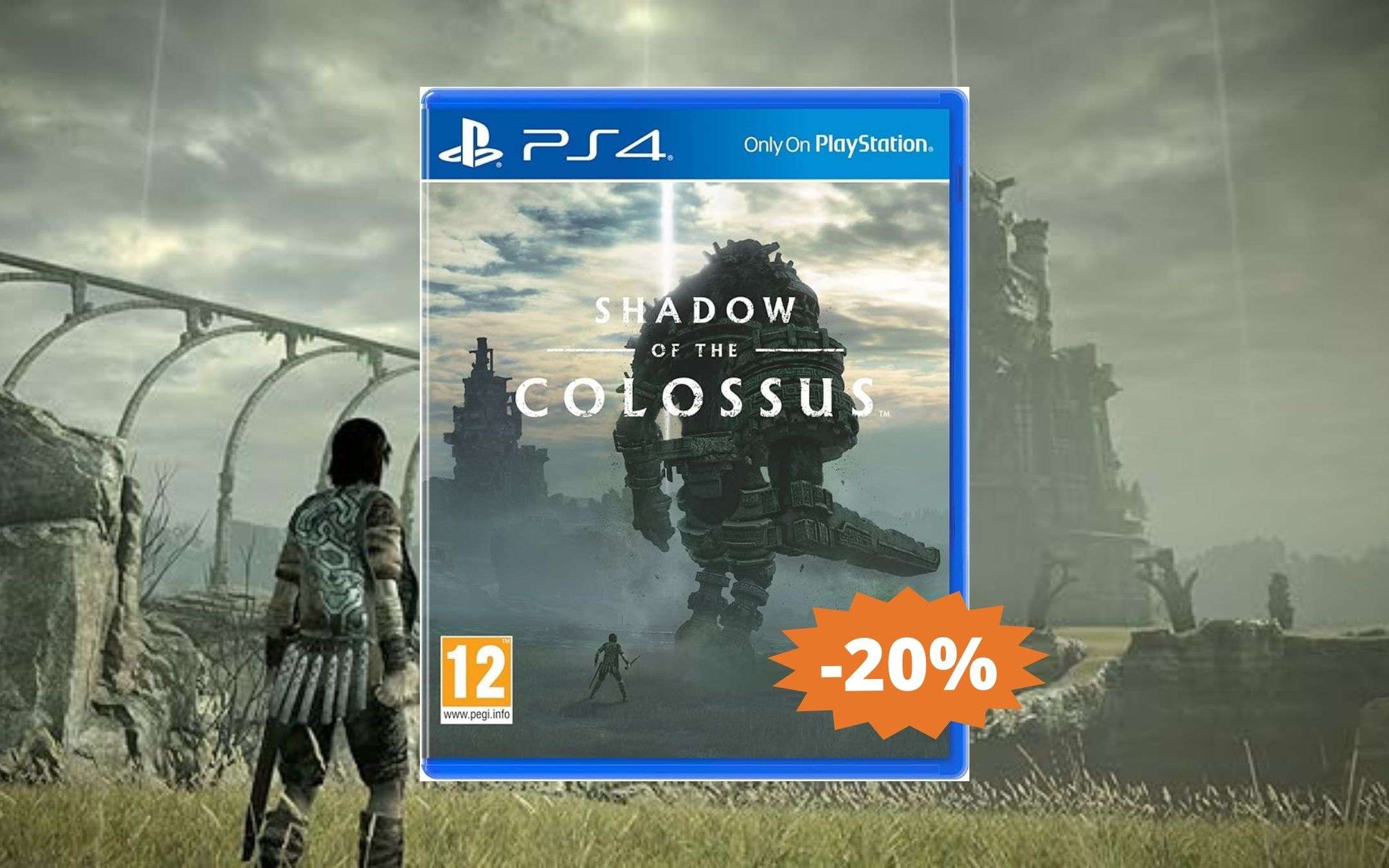 Shadow of the Colossus per PS4: un'avventura EPICA (-20%)