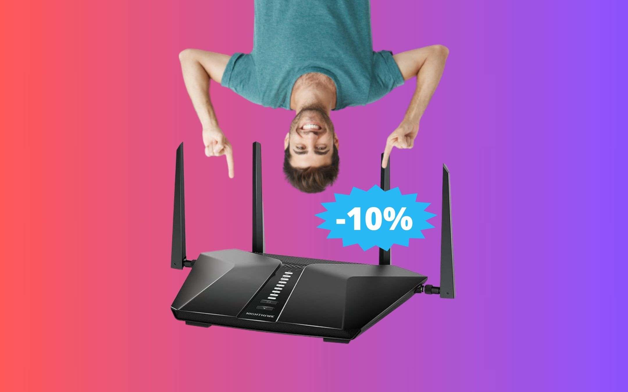 Router NETGEAR Nighthawk AX6: OFFERTA a tempo limitato (-10%)