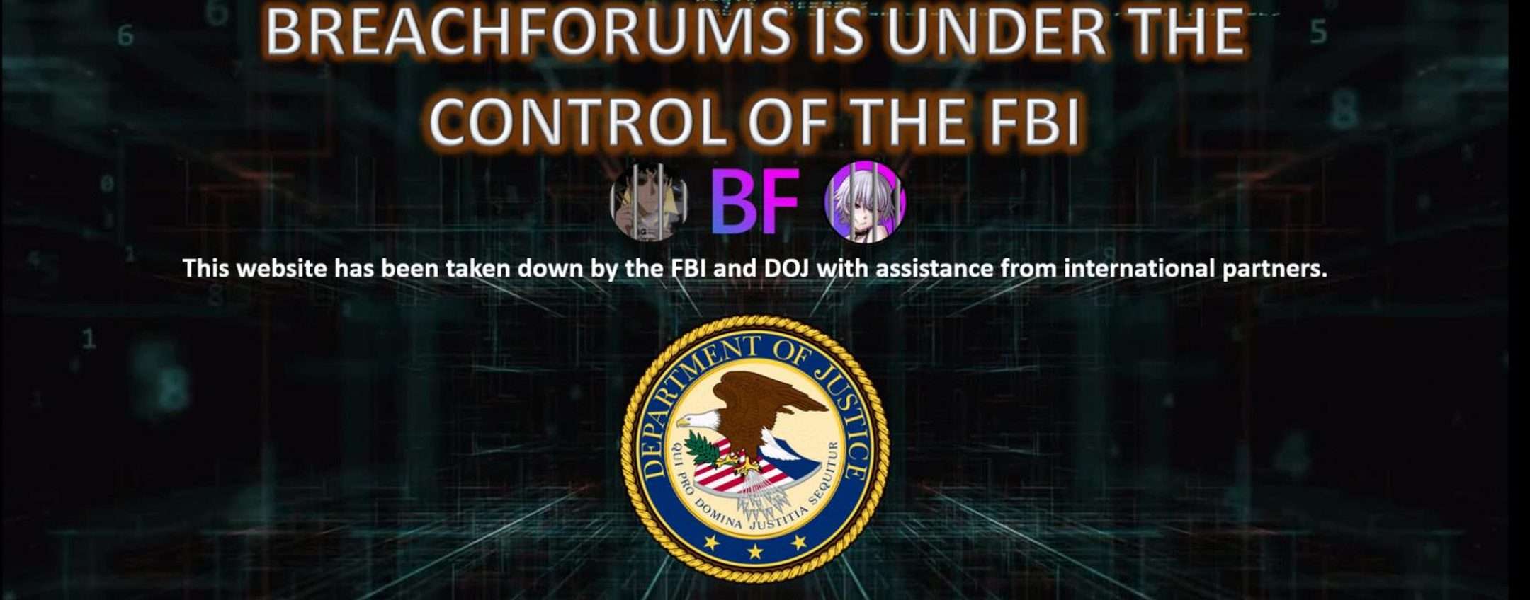 BreachForums chiuso dall'FBI, Baphomet arrestato