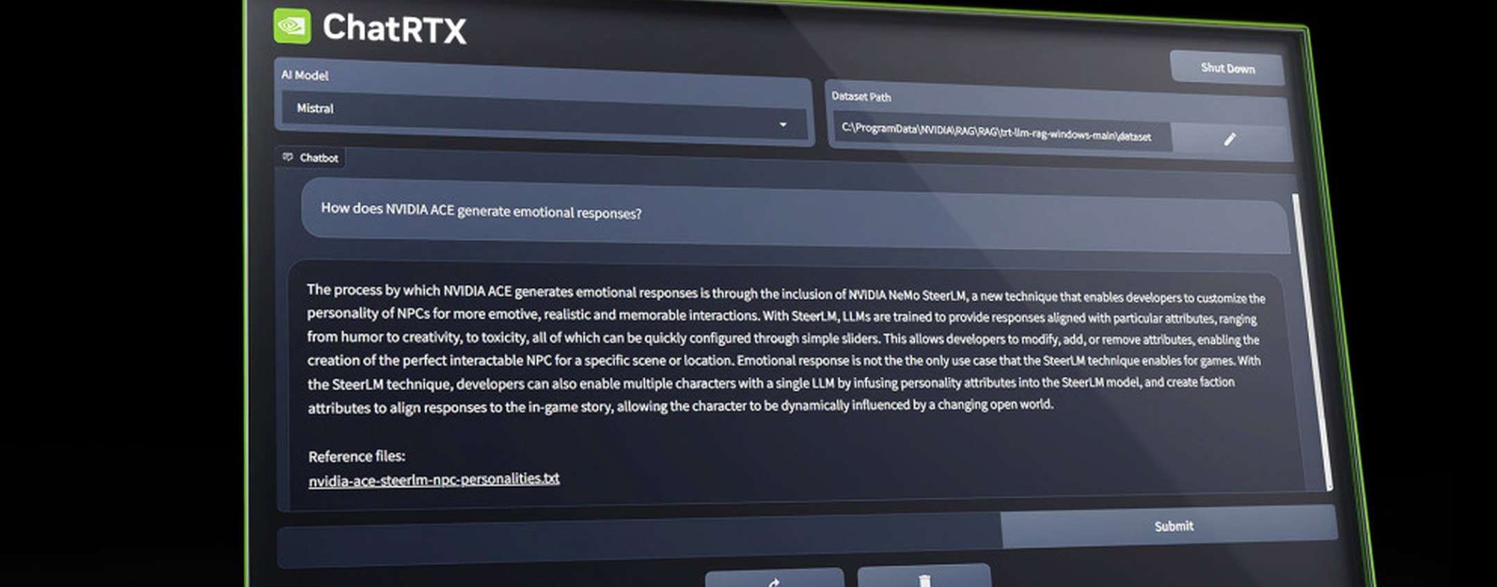 NVIDIA ChatRTX supporta più modelli IA
