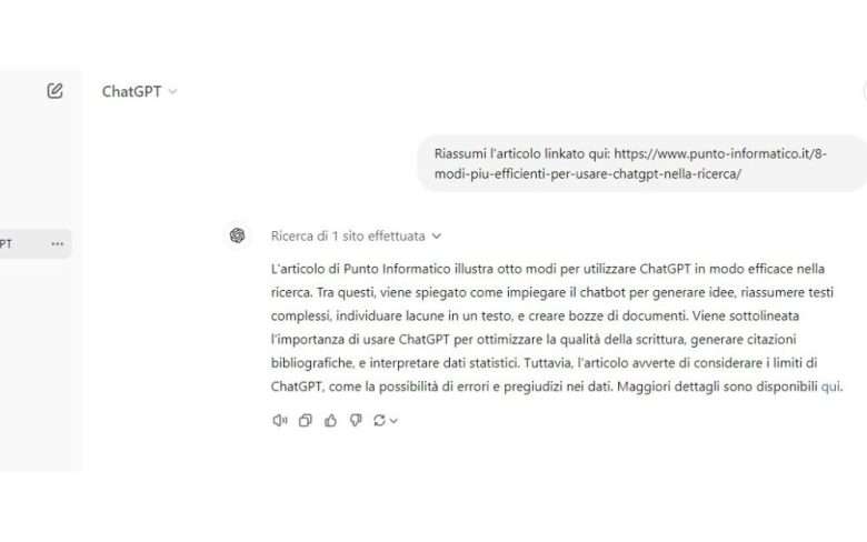 Come usare ChatGPT per riassumere un documento