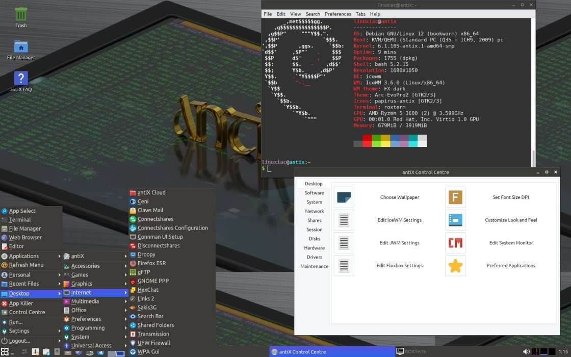antiX Linux 23.2: tutte le novità della distribuzione basata su Debian