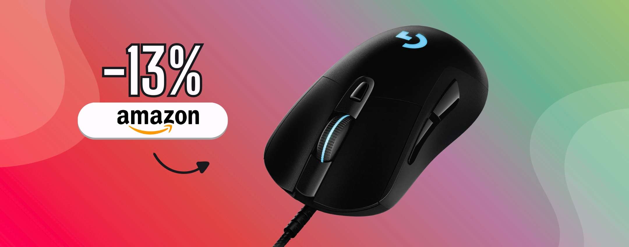 Mouse gaming? Ecco Logitech G403 con 25k DPI e peso piuma (-13%)