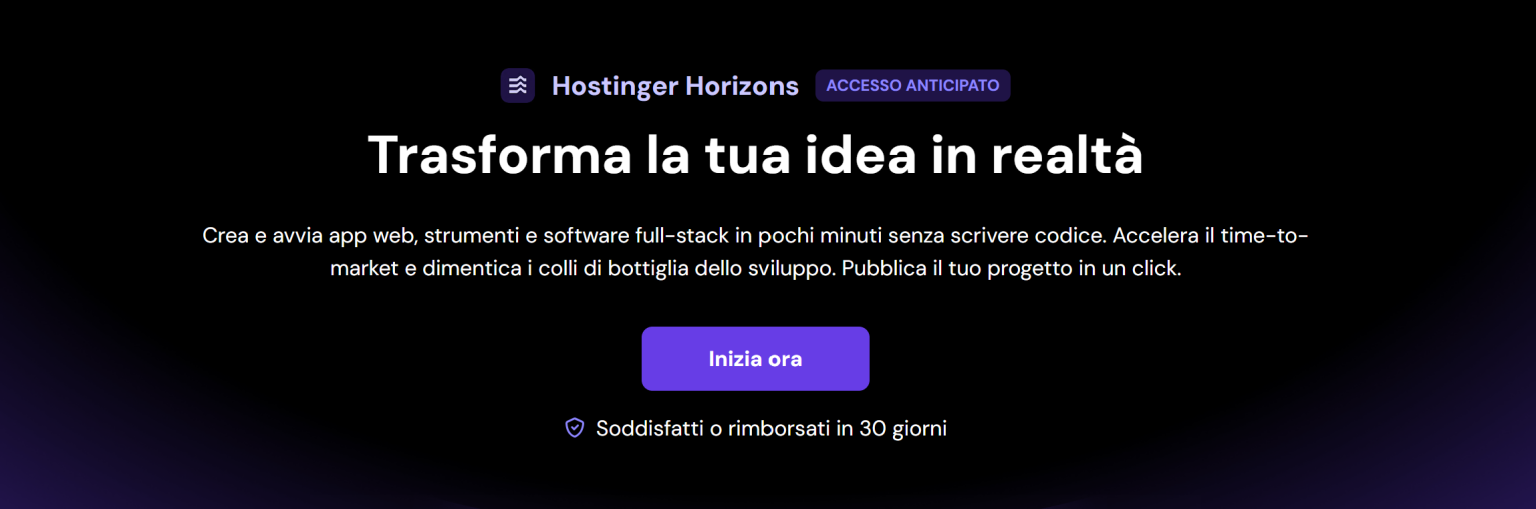 Recensione Hostinger Horizons: Tool per Creare App Web con AI