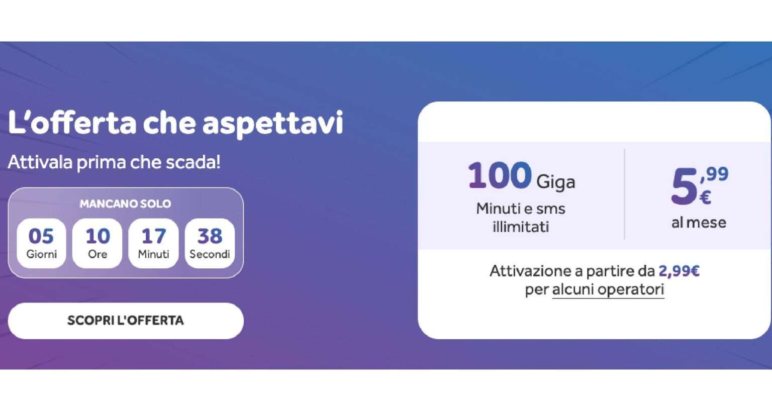 L’offerta Ho. Mobile: 100 Giga, Minuti e SMS Illimitati a 5,99€