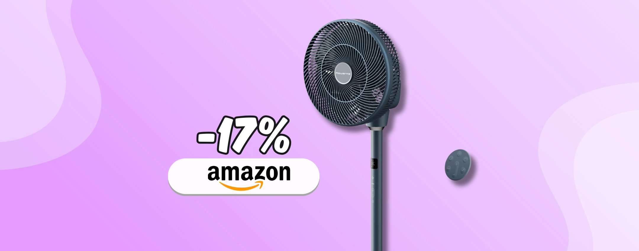 Ventata d'aria fresca con Rowenta Turbo Swift Silence, occasione Amazon