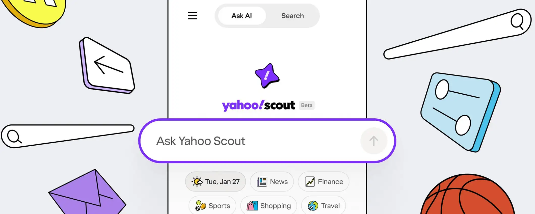 Yahoo lancia Scout, il motore di ricerca AI con Claude e Bing