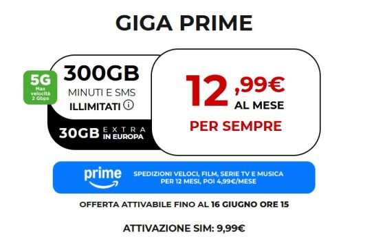 Iliad GIGA PRIME: non solo tanti giga ma anche 1 anno di Amazon Prime ...